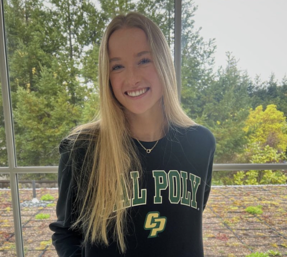 Jaden Hendrickson gets a pass to serve at Cal Poly for volleyball ...